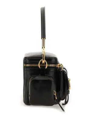 Chloé Leather Camera Bag - Black