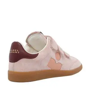 Isabel Marant Étoile Beth Suede Sneakers With Velcro Closure - Pink