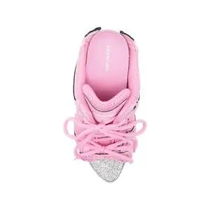 Balenciaga Mesh Embellished Toe Stiletto Heel Mules