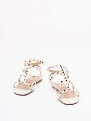 Valentino Garavani Rockstud Flat Sandals - Multicolor
