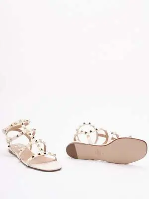 Valentino Garavani Rockstud Flat Sandals - Multicolor