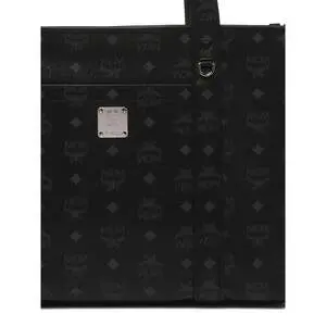 Mcm Visetos Monogram Canvas Tote Bag
