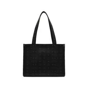 Mcm Visetos Monogram Canvas Tote Bag