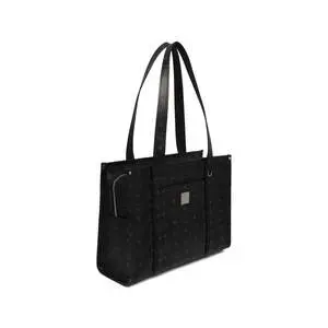 Mcm Visetos Monogram Canvas Tote Bag
