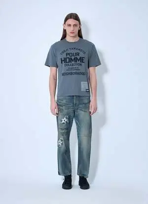 Yohji Yamamoto Logo Motif T-shirt