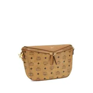 Mcm All-over Logo Print Messenger Bag