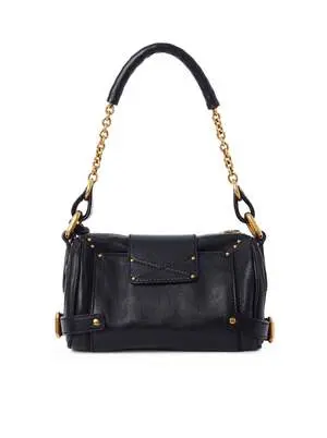 Chloé Paddington Small Leather Shoulder Bag - Black