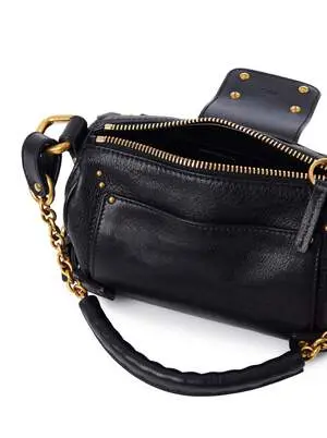Chloé Paddington Small Leather Shoulder Bag - Black