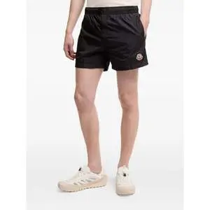 Moncler Beachwear Swim Shorts - Black