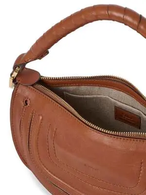 Chloé Mini Marcie Shoulder Bag In Soft Leather - Multicolor