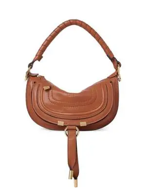 Chloé Mini Marcie Shoulder Bag In Soft Leather - Multicolor