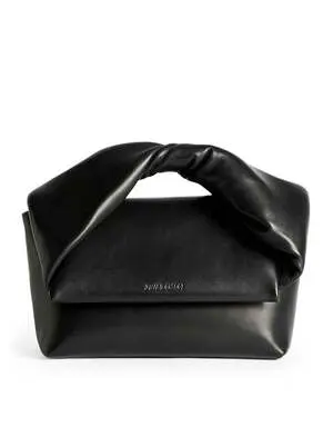 JW Anderson Medium Twister Bag In Nappa Leather - Black