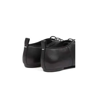MAISON MARGIELA Split Toe Leather Lace-up Flats