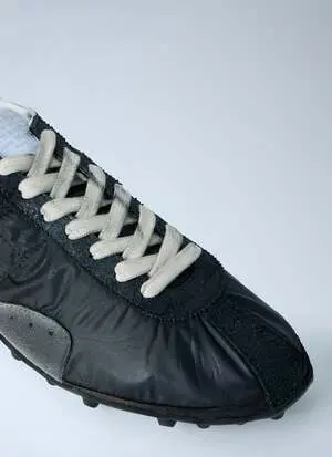 MAISON MARGIELA Leather And Suede Panel Sneakers
