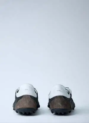 MAISON MARGIELA Leather And Suede Panel Sneakers