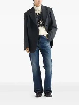 Prada Straight Leg Jeans - Multicolor