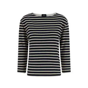 A.p.c. Striped Cotton Knitwear Jumper