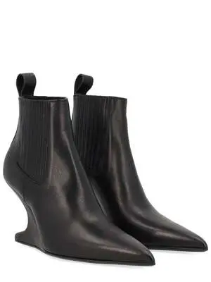 Rick Owens Ankle Sharp Boot - Black