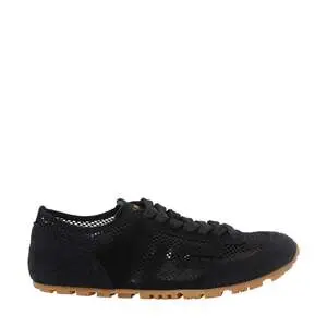 Balmain Racer 45 Suede And Mesh Sneakers - Black