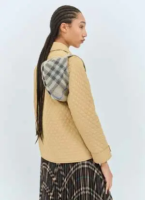 Burberry Check Mini Knitted Shoulder Bag