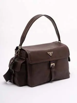 Prada Large Nappa Leather Bag - Multicolor