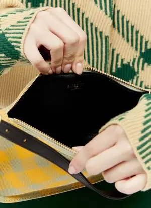 Burberry Mini Shield Sling Shoulder Bag - Green