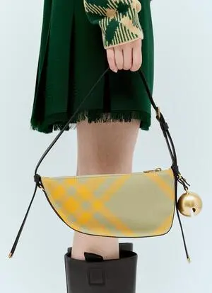 Burberry Mini Shield Sling Shoulder Bag - Green