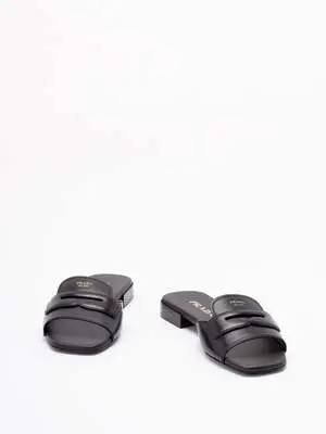 Prada Leather Slides