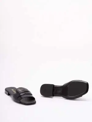 Prada Leather Slides