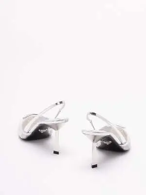 Prada Slingback Pumps With Mesh Toe - Multicolor