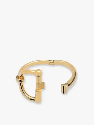 Gucci Brass Half Horsebit Bracelet