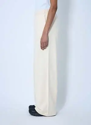 Moncler Cotton Track Pants - Cream