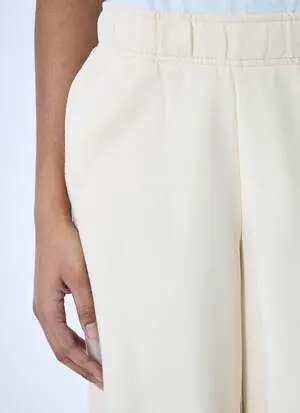 Moncler Cotton Track Pants - Cream
