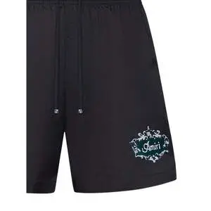 Amiri Swim Shorts With Logo Crest