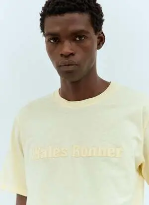 WALES BONNER Logo Embroidery T-shirt