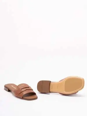 Prada Calfskin Leather Slides