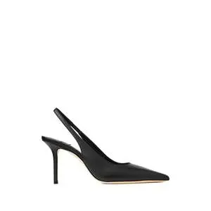 JIMMY CHOO Pointed Toe Slingback Stiletto Heels - Black