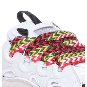 LANVIN Curb Sneakers Low-top With Appliqué And Leather Details