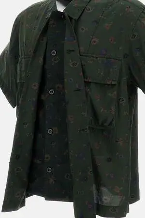 Sacai Floral Print Shirt