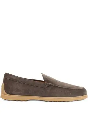 TOD'S TOD'S Suede Leather Loafers Multicolor