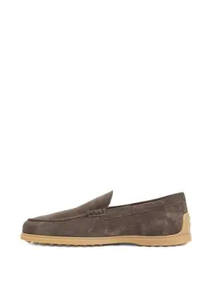 TOD'S Suede Leather Loafers - Multicolor