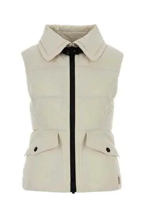 Moncler Sleeveless Down Jacket - White