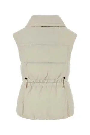Moncler Sleeveless Down Jacket - White