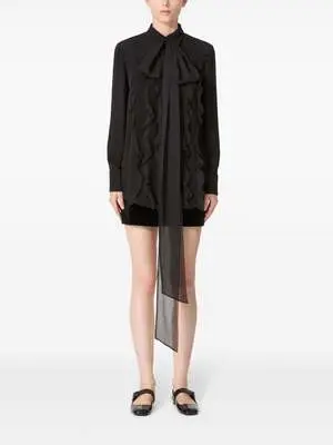 Valentino Garavani Georgette Shirt With Tie Detail