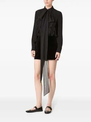 Valentino Garavani Georgette Shirt With Tie Detail