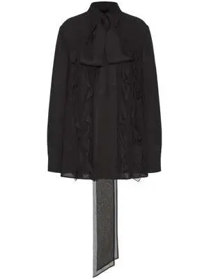 VALENTINO VALENTINO GARAVANI Georgette Shirt With Tie Detail