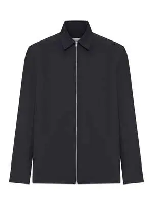 JIL SANDER Cotton Poplin Shirt - Black