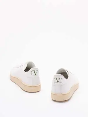 Valentino Garavani Calf Leather Lace-up Sneakers - Multicolor