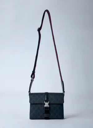 Gucci Mini Crossbody Gg Bag - Black