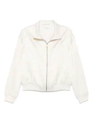 Saint Laurent Full Zip Stand Collar Sweatshirt